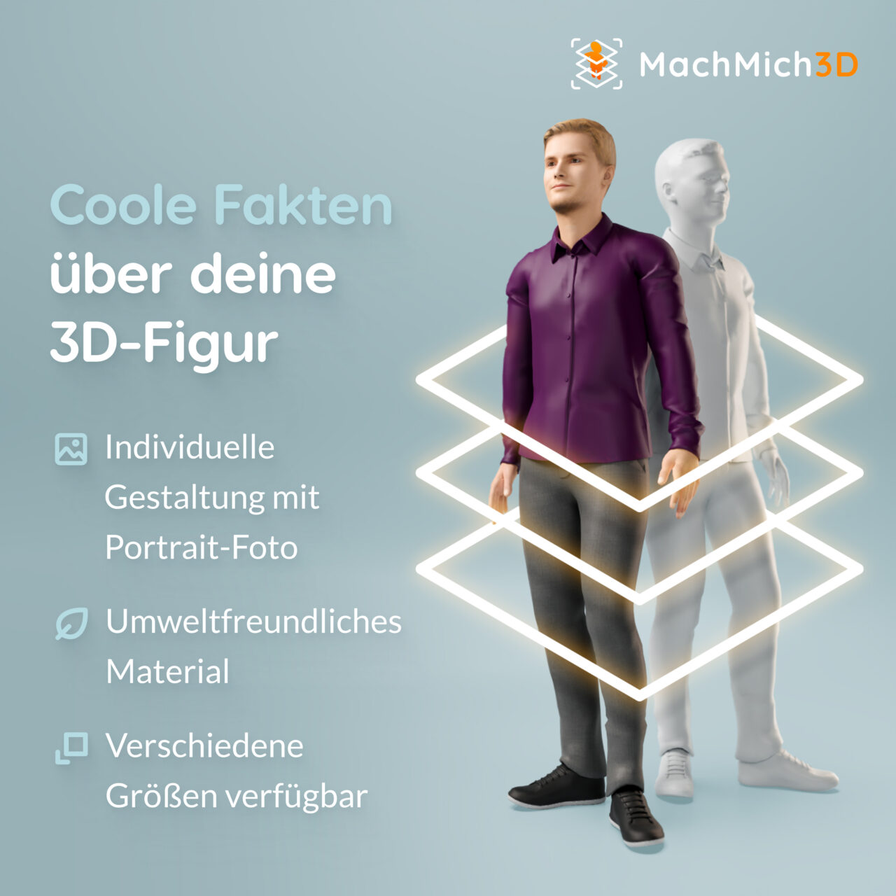 3D-Figur aus Foto kaufen | Mach Mich 3D